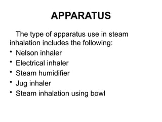 Presentation on Steam inhalation core.pptx