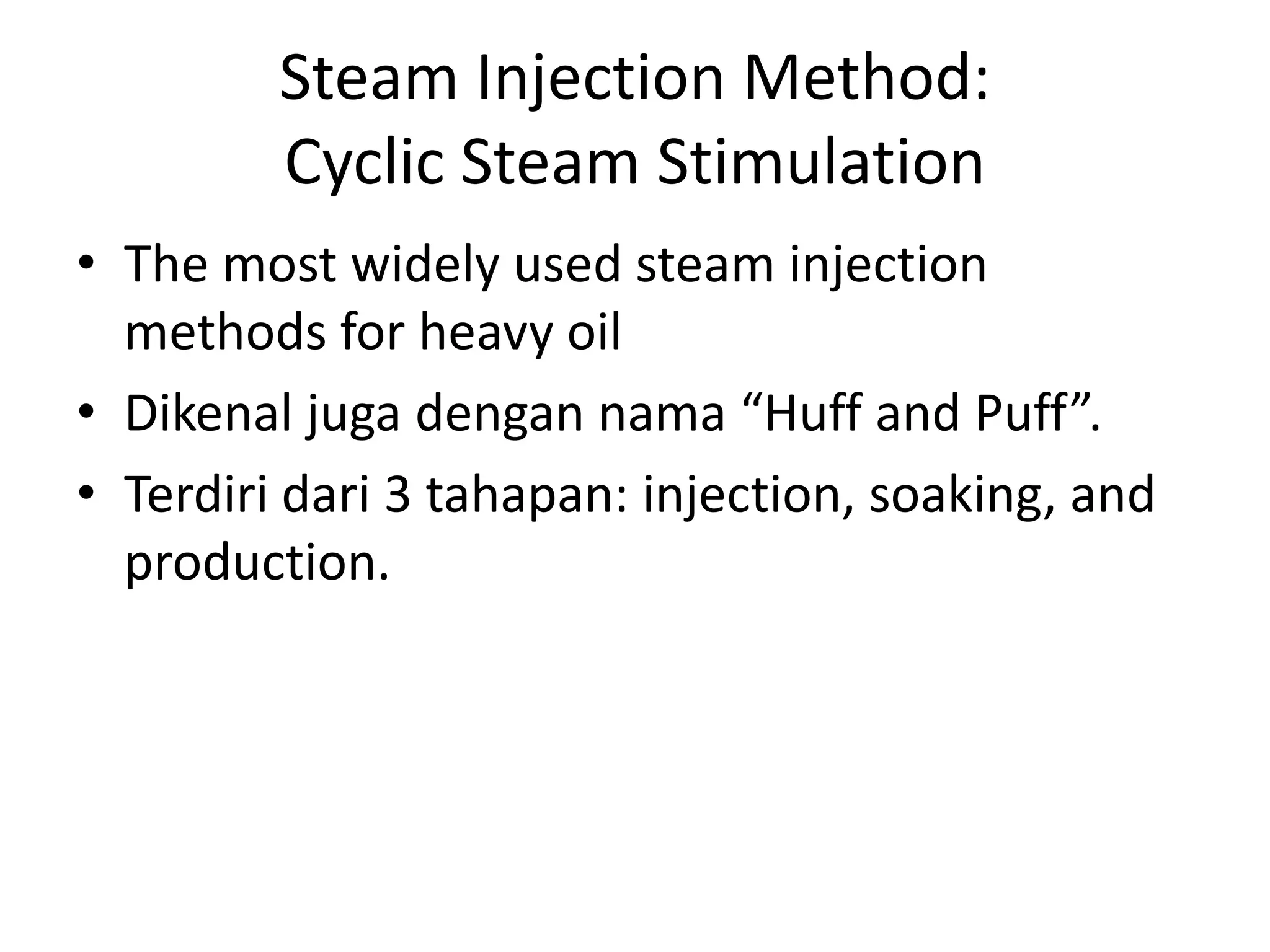 Steam injection | PPT