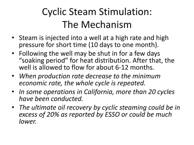 Steam injection | PPT