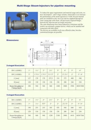 Steam Injector Cataloque | PDF