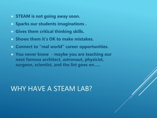 Steam lab introduction | PPTX