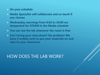 Steam lab introduction | PPTX