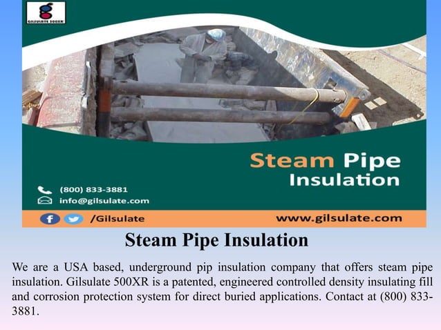 Steam pipe insulation | PPTX