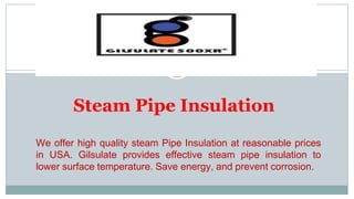 Steam Pipe Insulation | PPTX