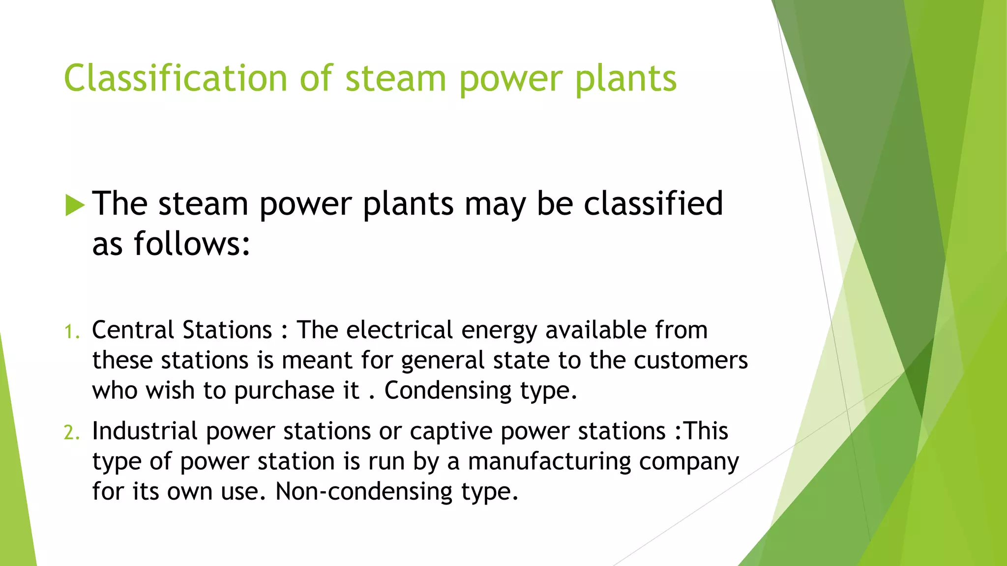Steam power plant | PPTX