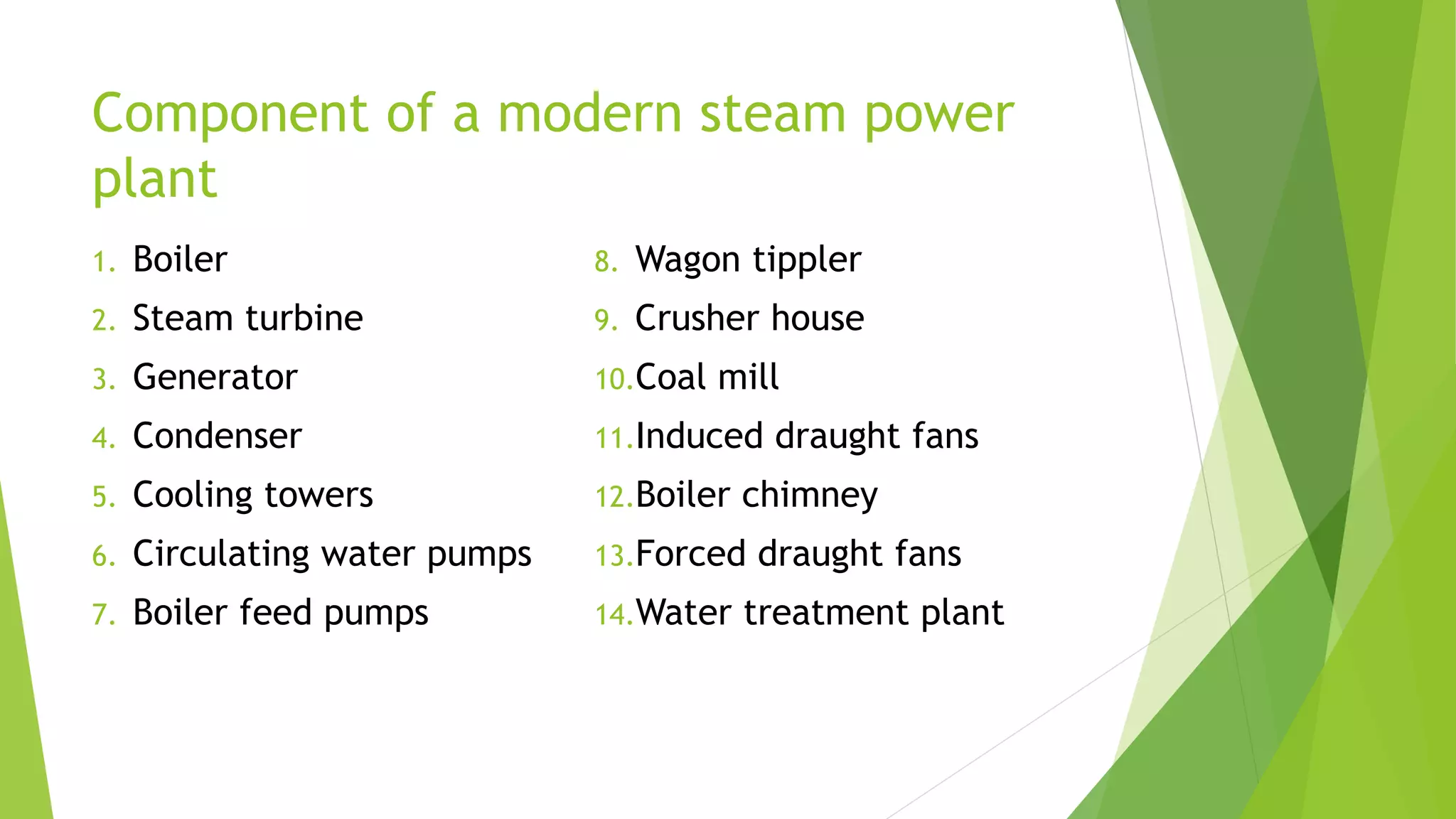 Steam power plant | PPTX