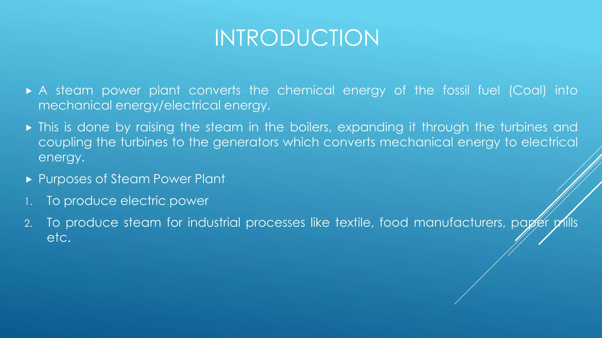 Steam power plant presentation | PDF