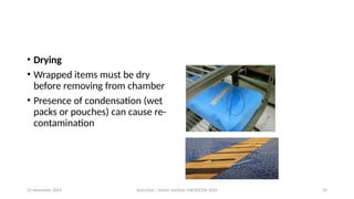 Working of Steam sterilizer or autoclave | PPTX