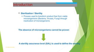 Steam sterilization monitoring | PPTX