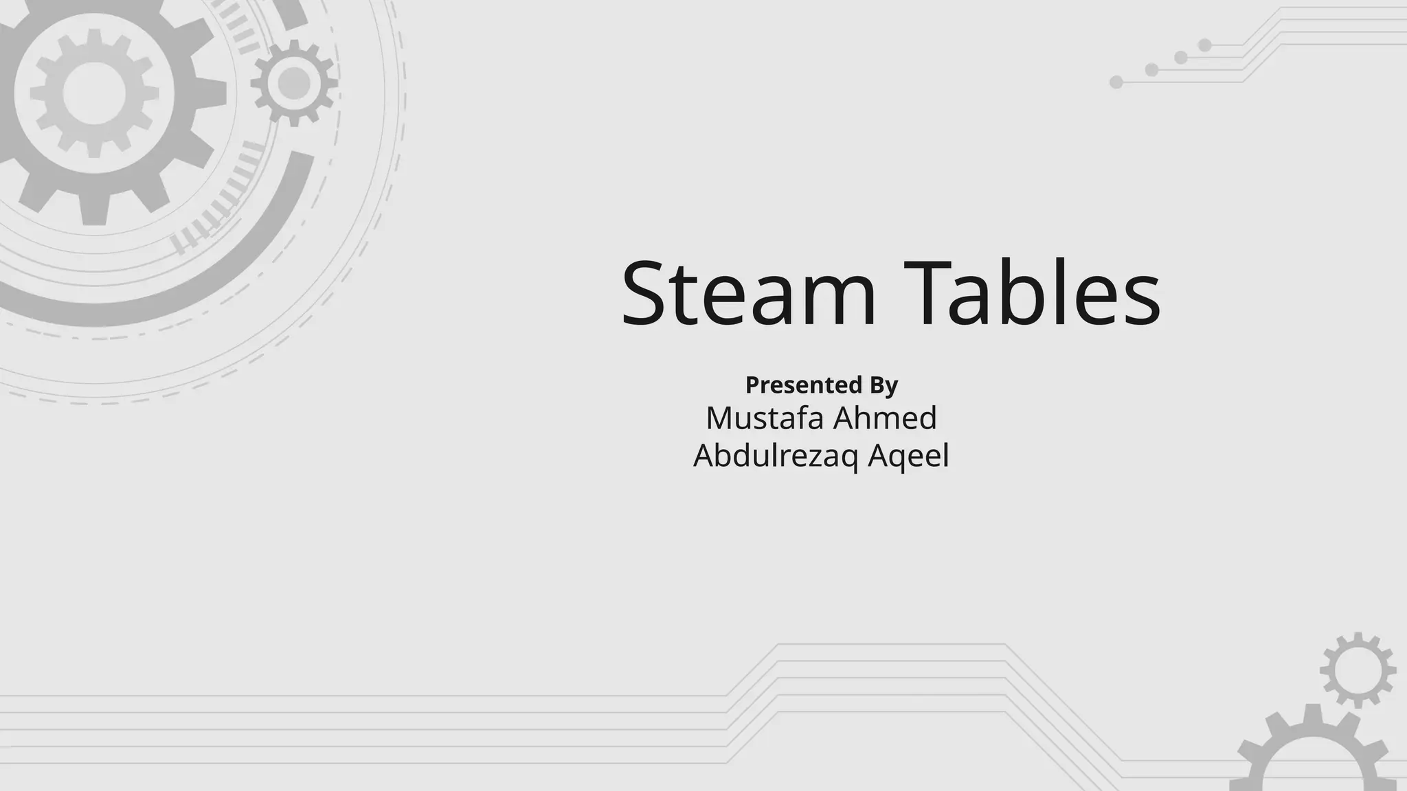 Steam Tables, Presentation 1.0 and introduction.pptx