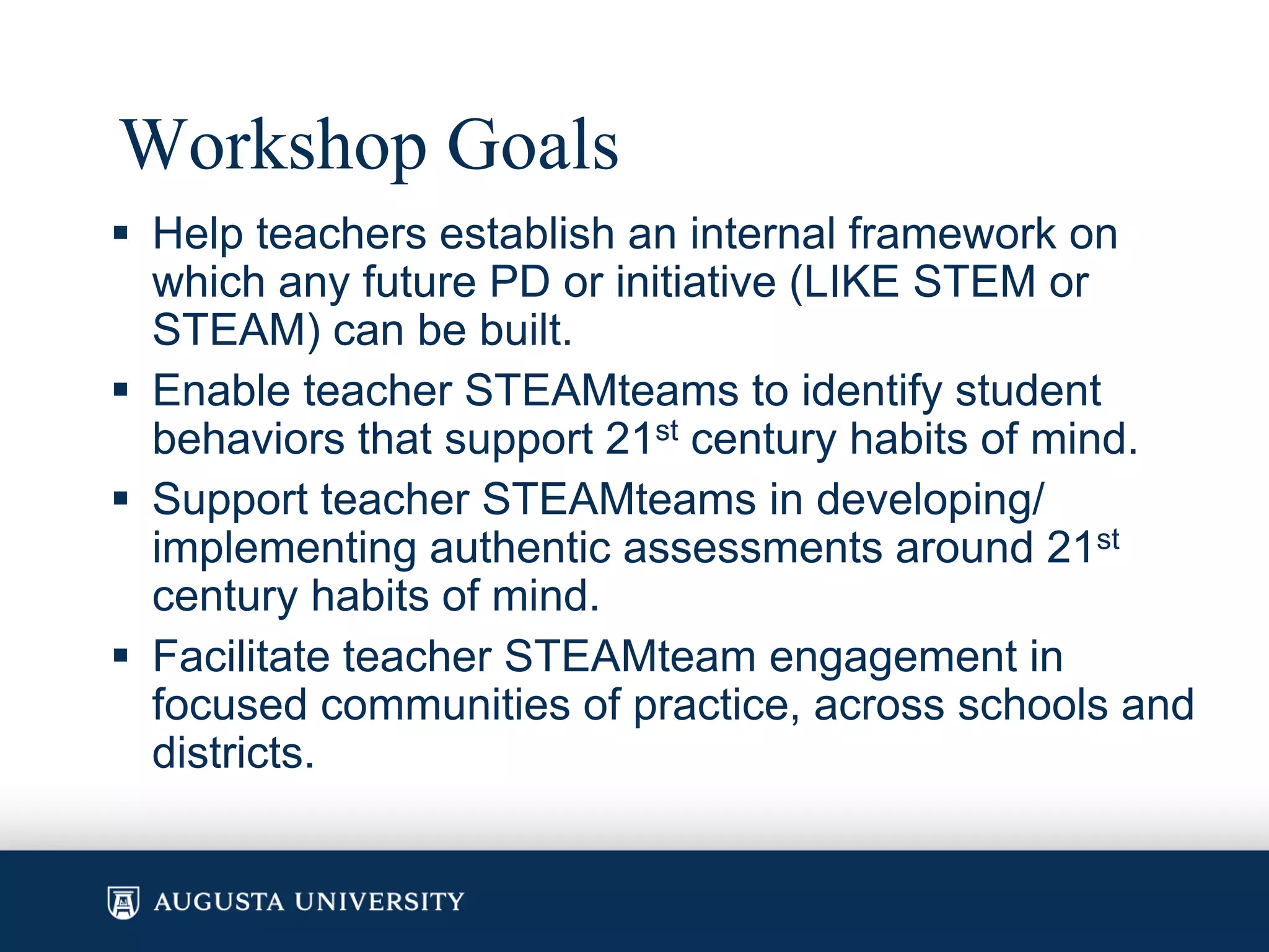 Steam Teams Info Session | PPTX