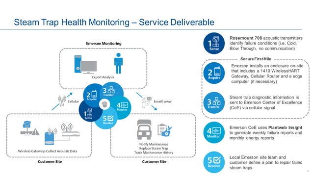 Emerson's Steam Trap Health Monitoring | PPT