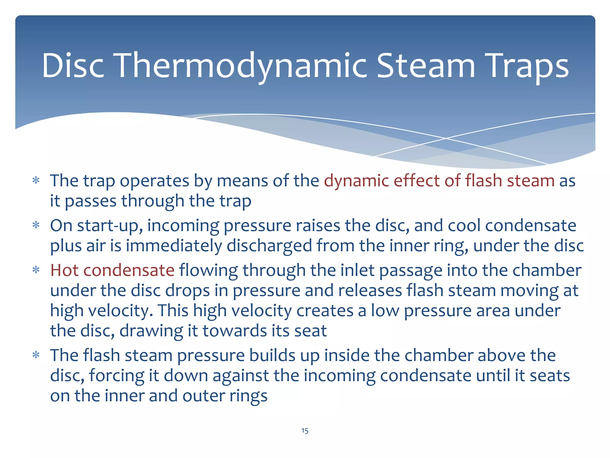 Steam traps and their types | PPTX