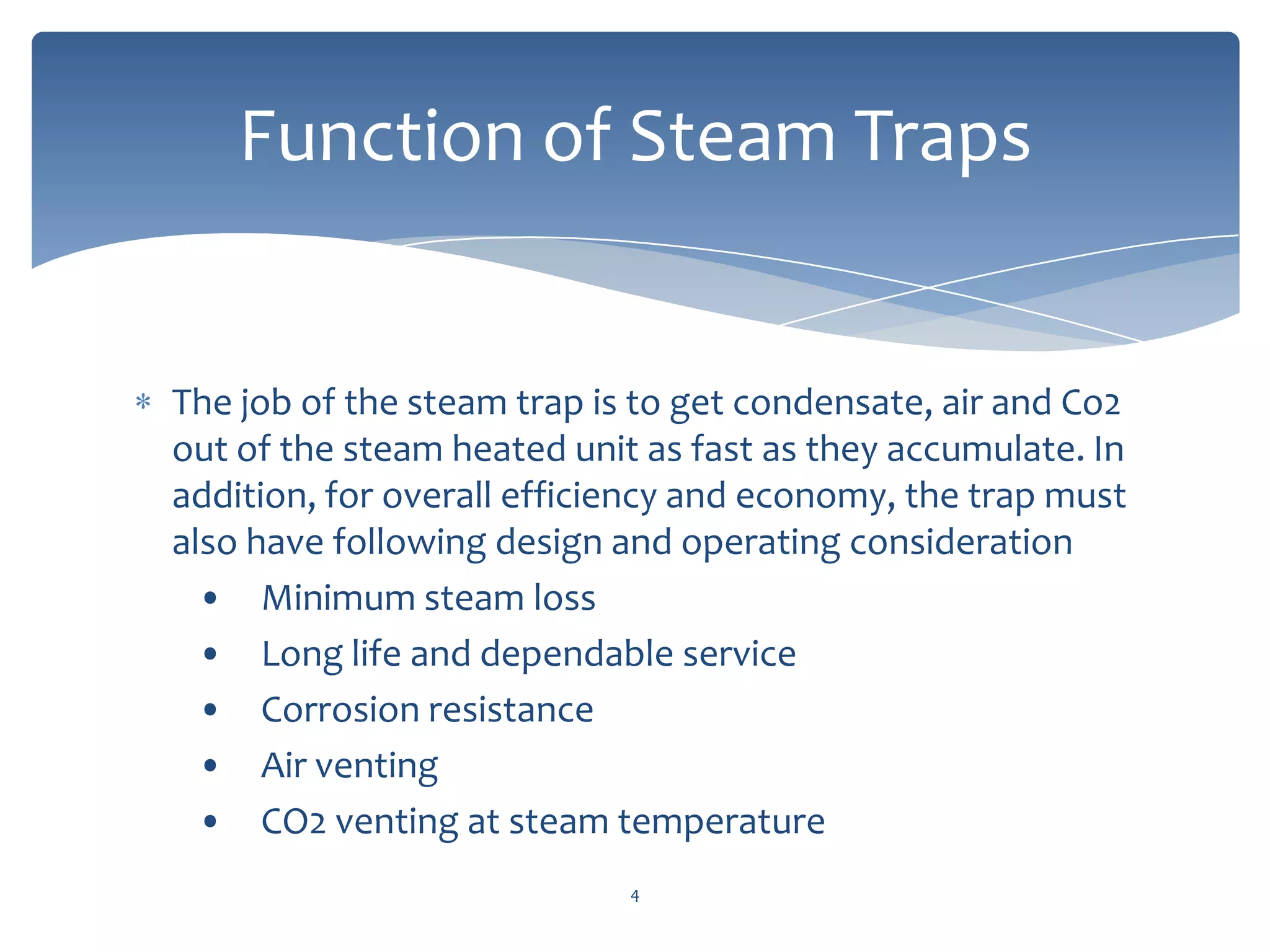 Steam traps and their types | PPTX