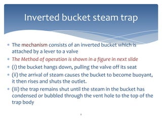 Steam traps and their types | PPTX
