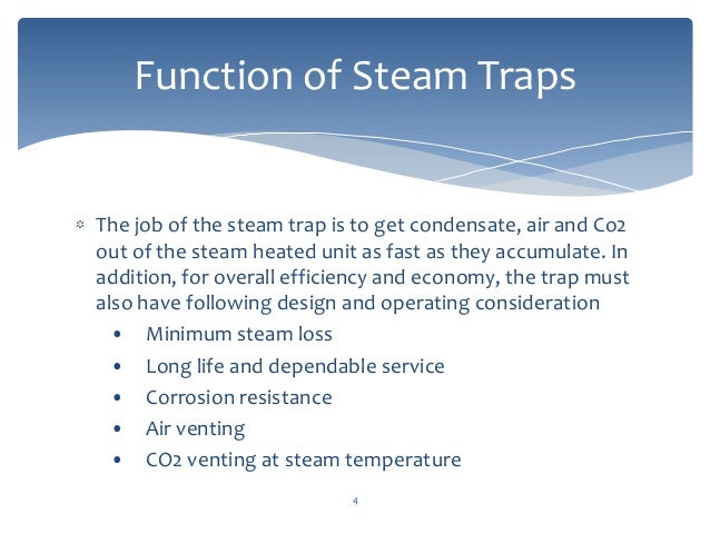 Steam traps and their types