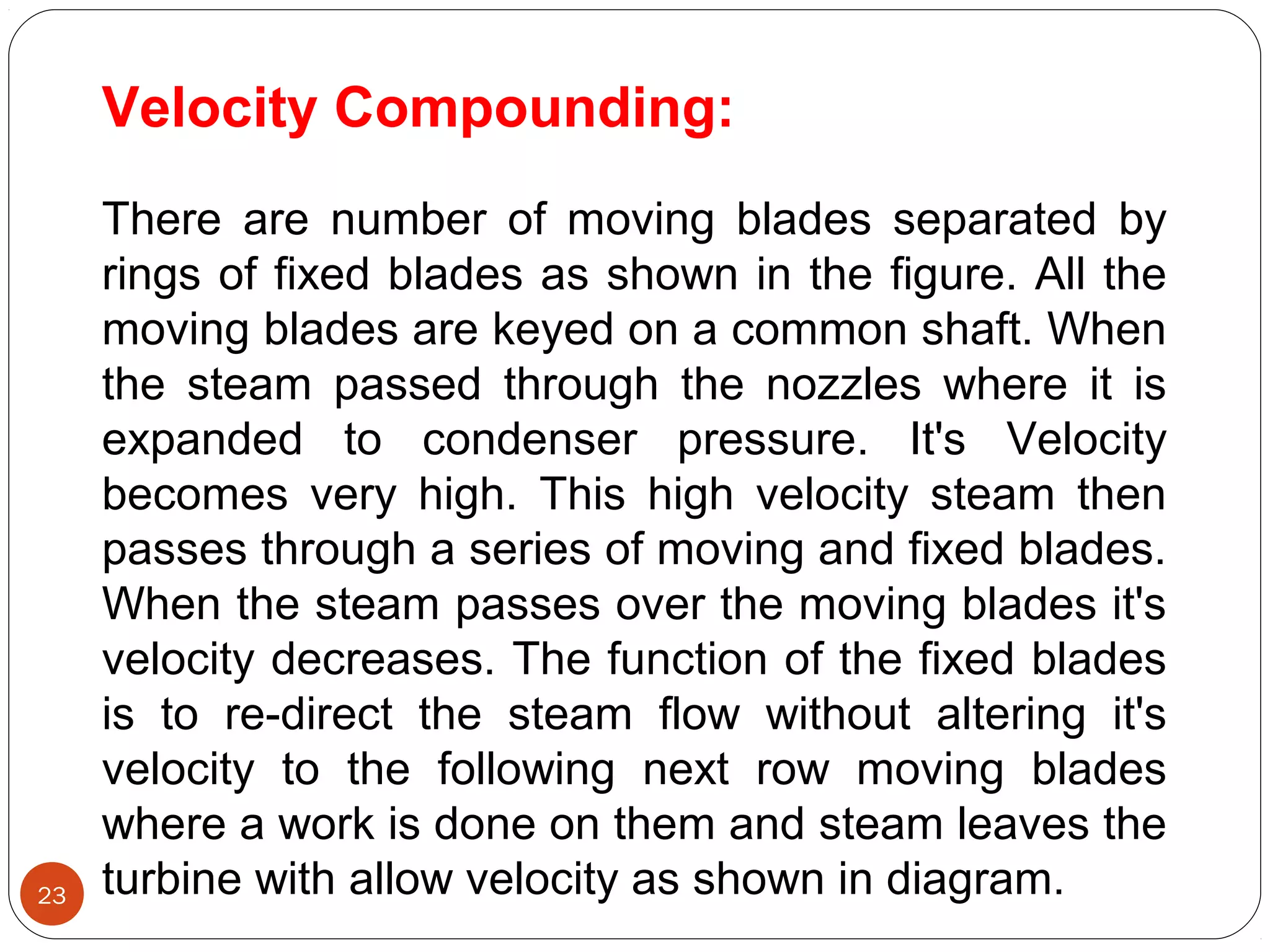 Steam Turbines Basics | PPT