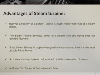 Steam turbine | PPTX