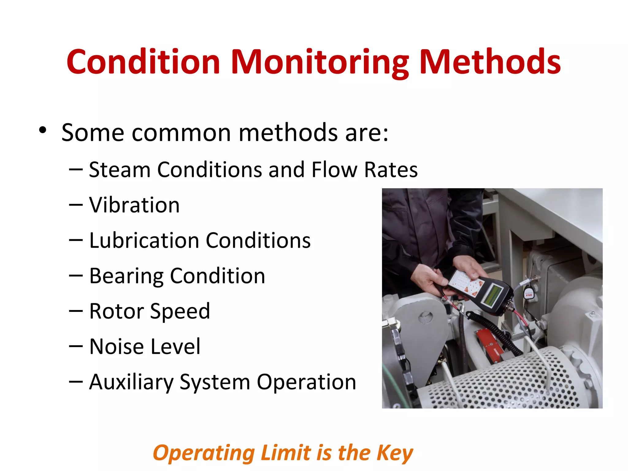 Steam turbine condition monitoring | PPT | Technology & Computing