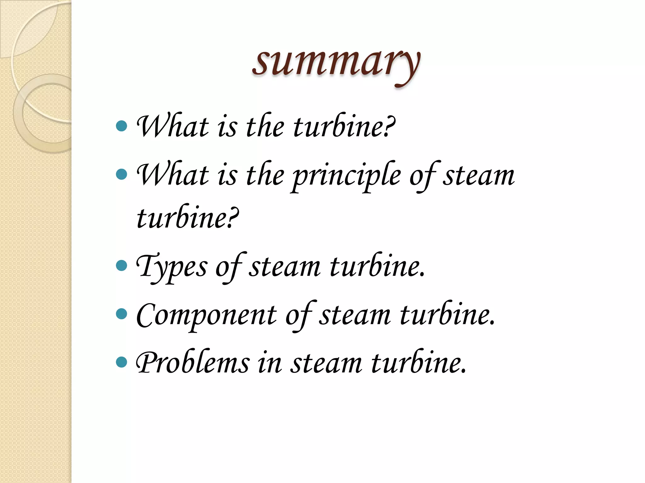 Steam turbine Working | PPTX