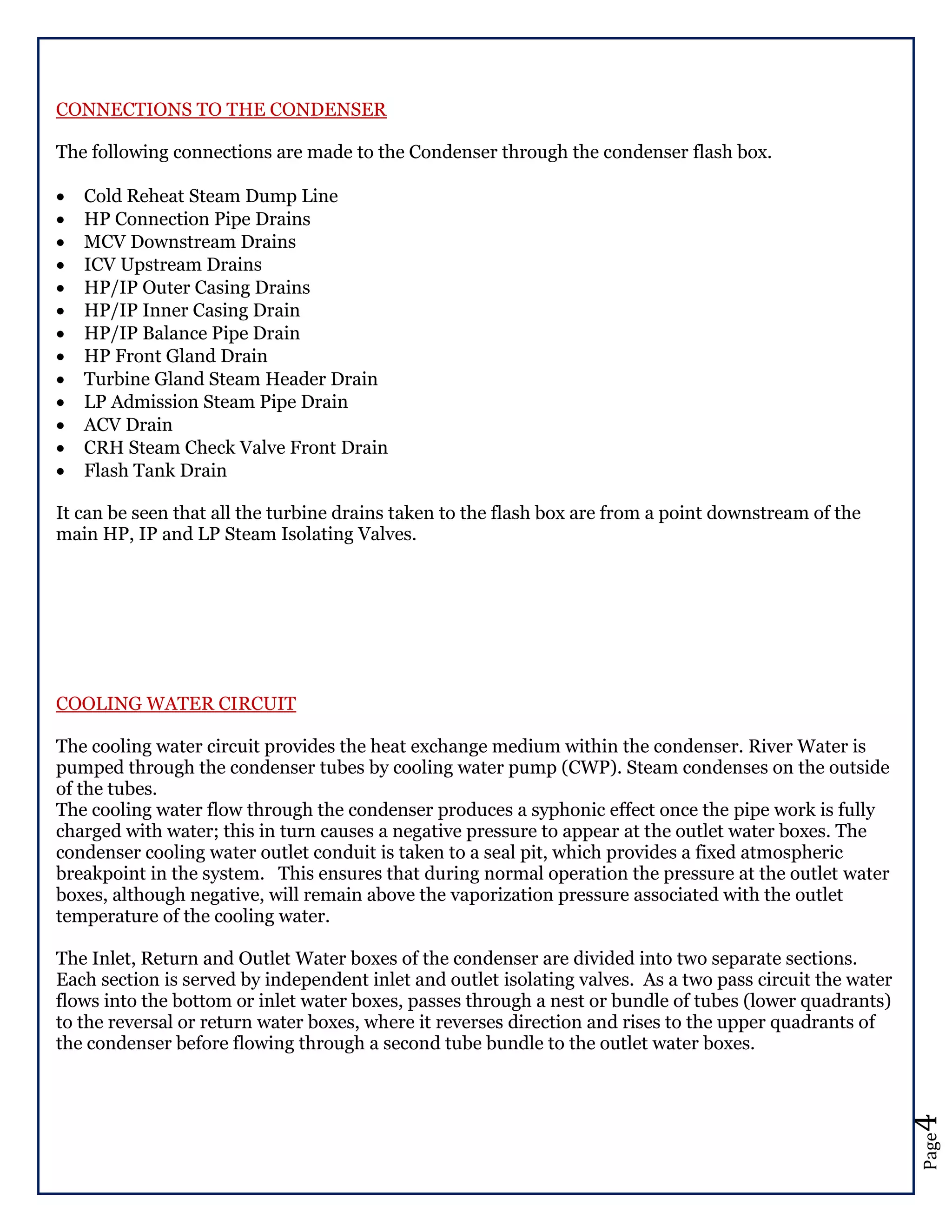 Steam turbine deaerating condenser perforamace improvement | PDF