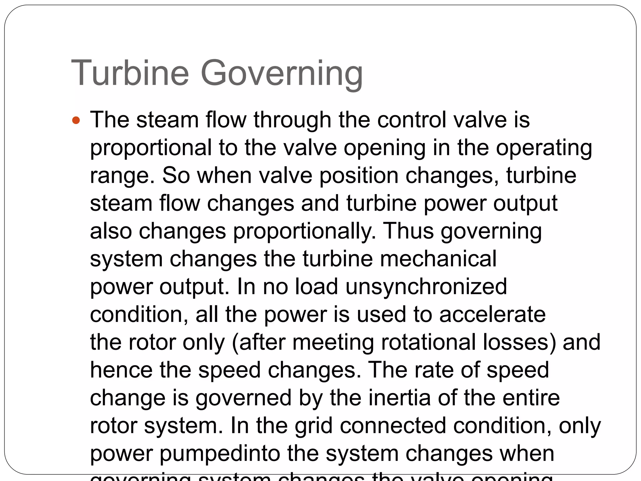 steam turbine govering system | PPTX