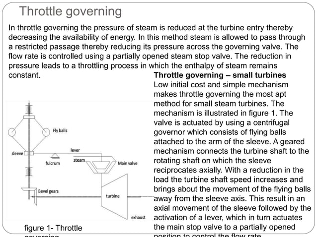 steam turbine govering system | PPTX