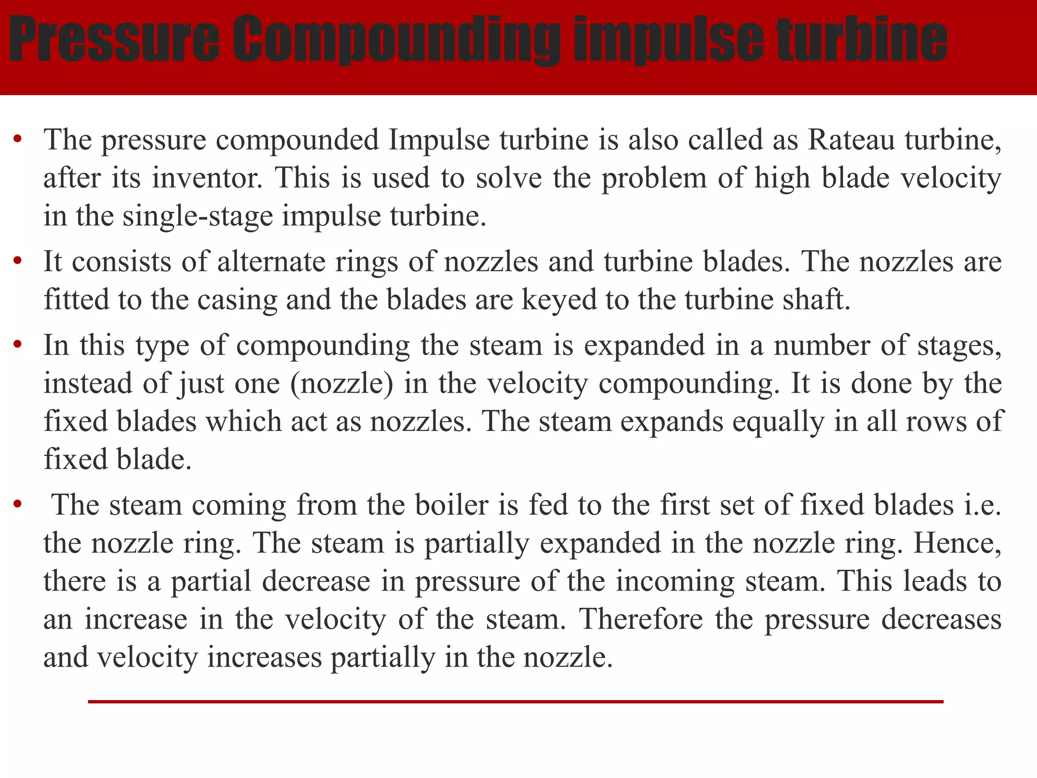 Steam Turbines | PPTX