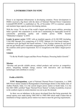 Steam turbines and its associated systems(ntpc ramagundam) | PDF
