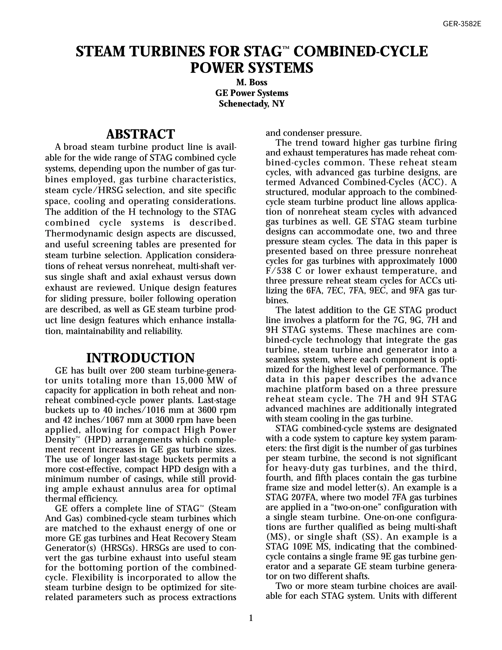 Steam Turbinesforcombinedcycle | PDF