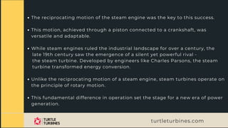 Steam Turbine vs. Steam Engine: Key Differences | PDF | Power and ...