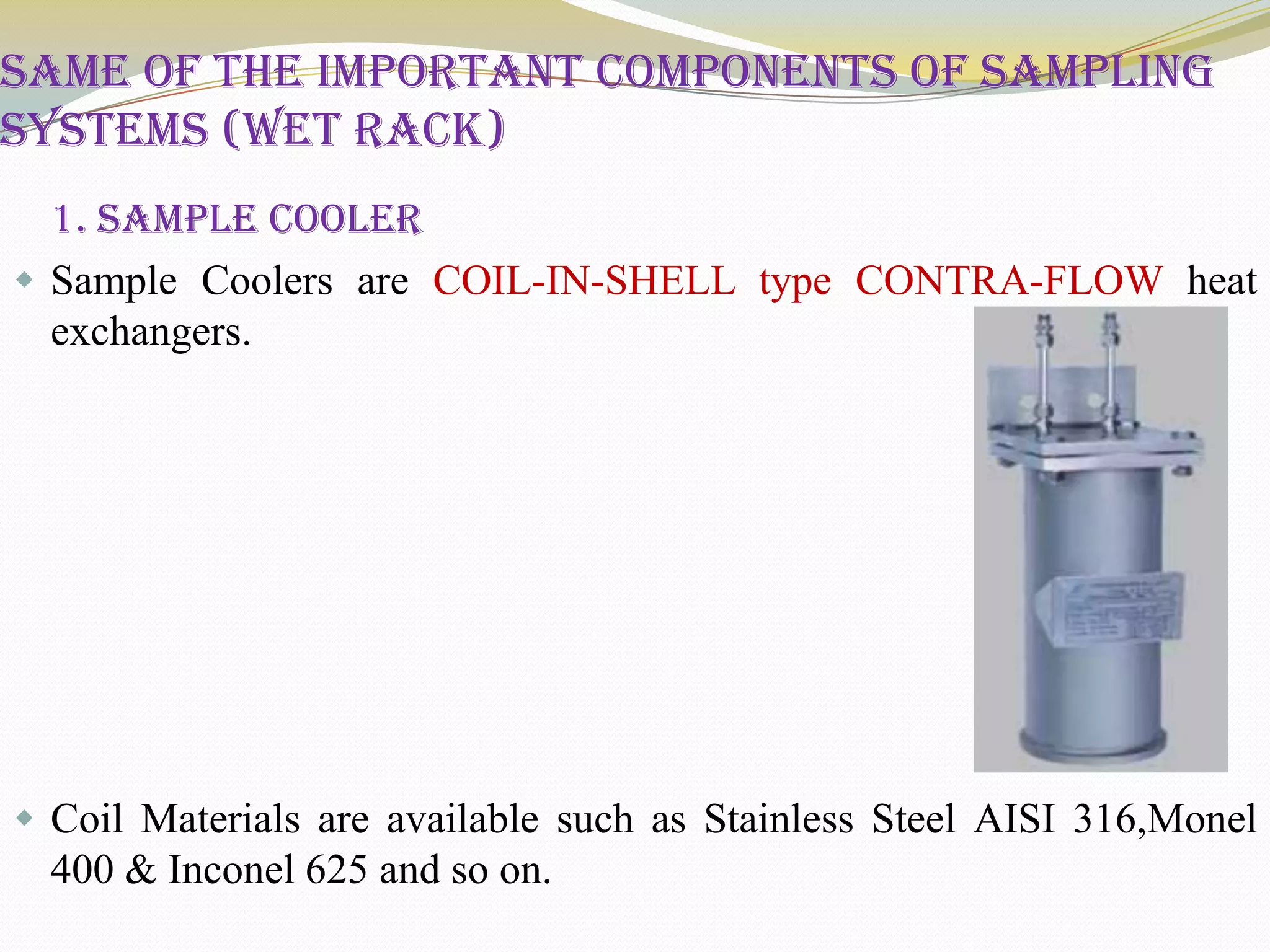 Steam water analysis system | PPT