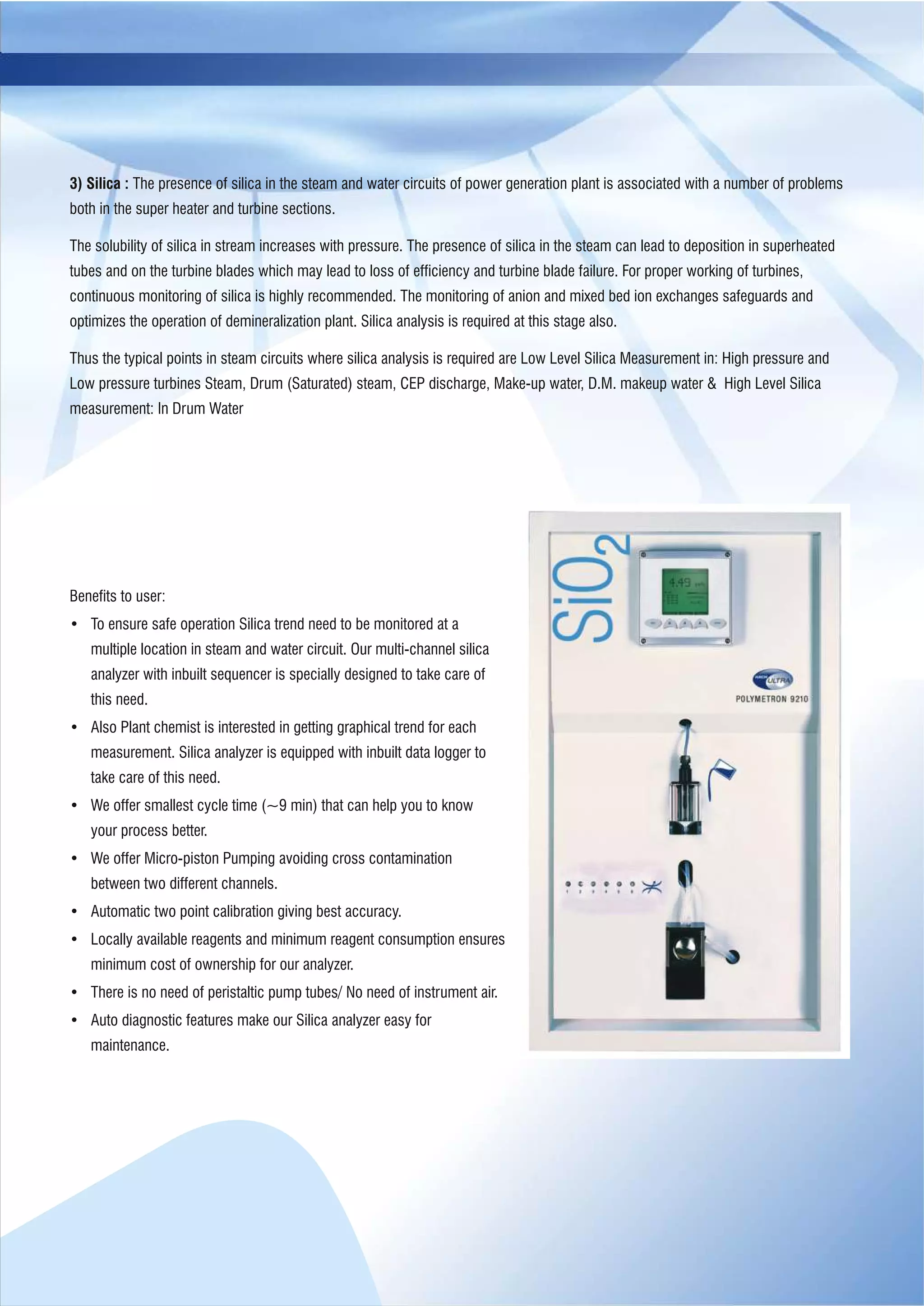 Steam & water analysis system (swas) | PDF