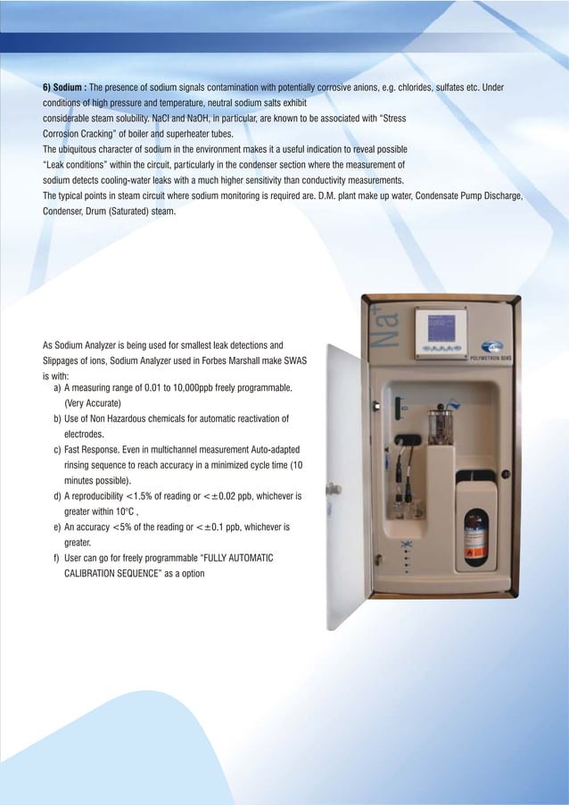 Steam & water analysis system (swas) | PDF | Chemistry | Science
