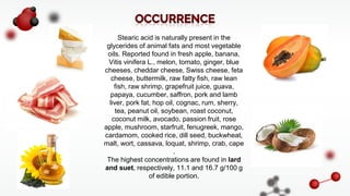 Stearic acid (saturated acid) | PDF