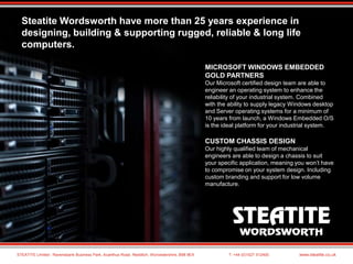 Steatite Company Overview | PPTX