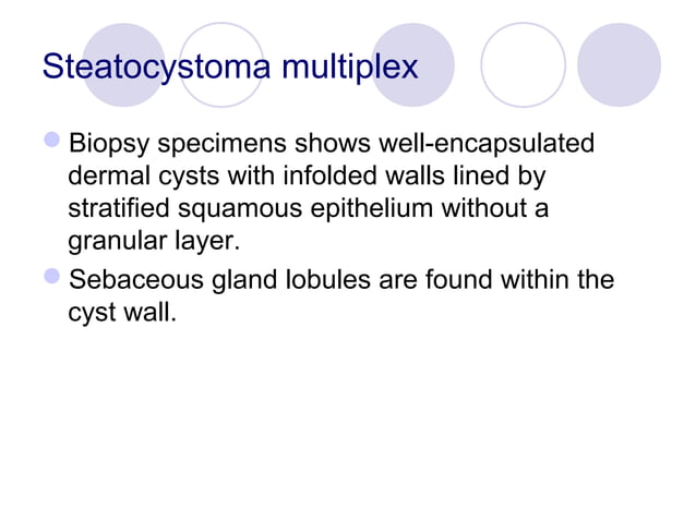 Steatocystoma multiplex | PPT