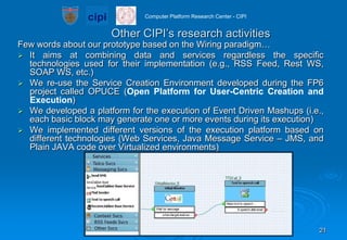 Always-on Distributed Spreadsheet Mashups | PPT