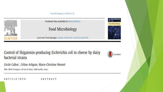 Shigatoksin (Şiga toksini) üreten E. Coli (Makale Özeti) | PPTX
