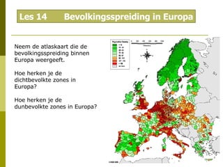 Steden en bevolkingsspreiding in Europa | PPT