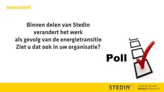 Dutch Power Webinar System operator smart alarming - Stedin | PPT