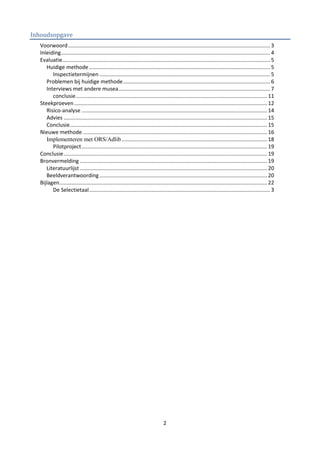 Steekproeven Als Tool Voor Collectiemanagement | PDF