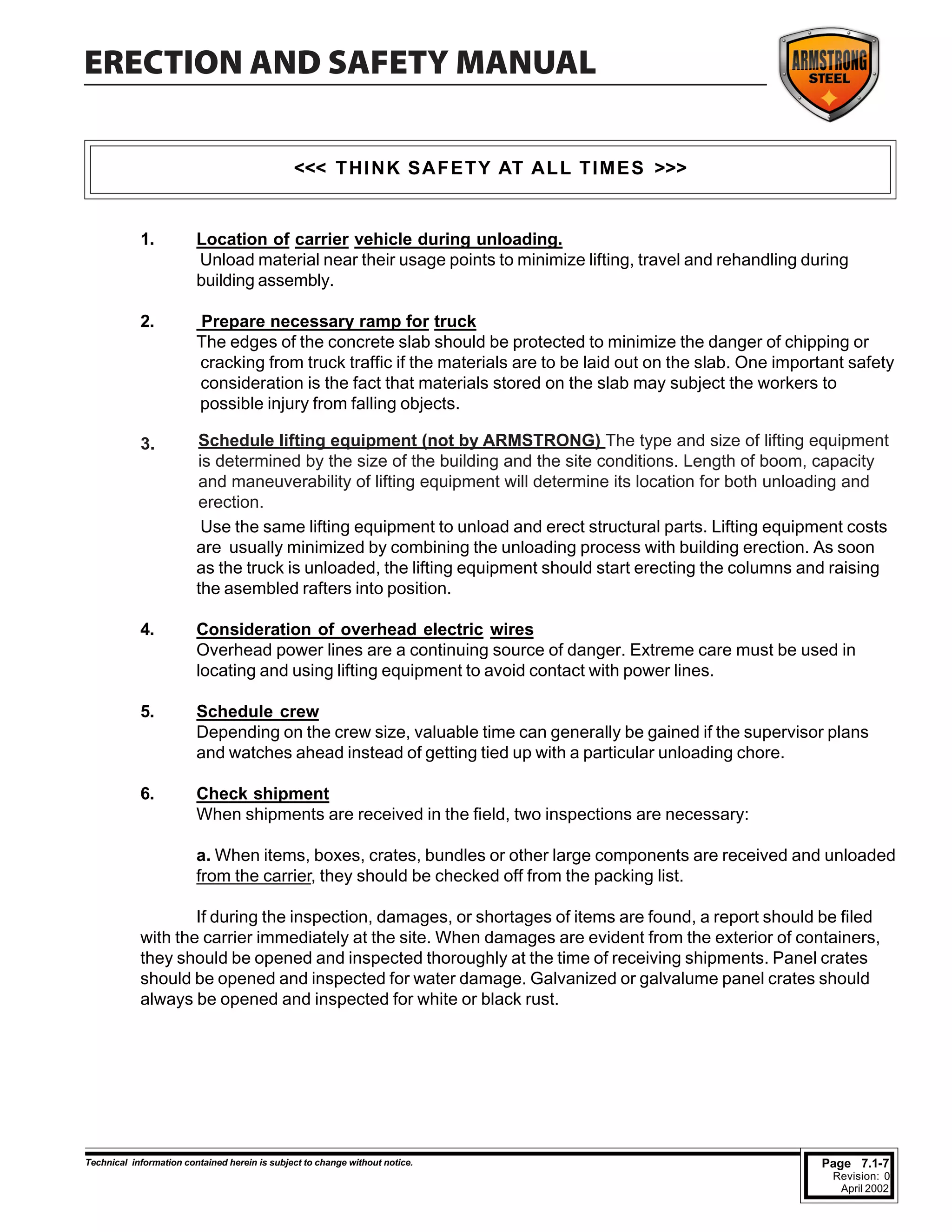 Steel building-erection-manual | PDF