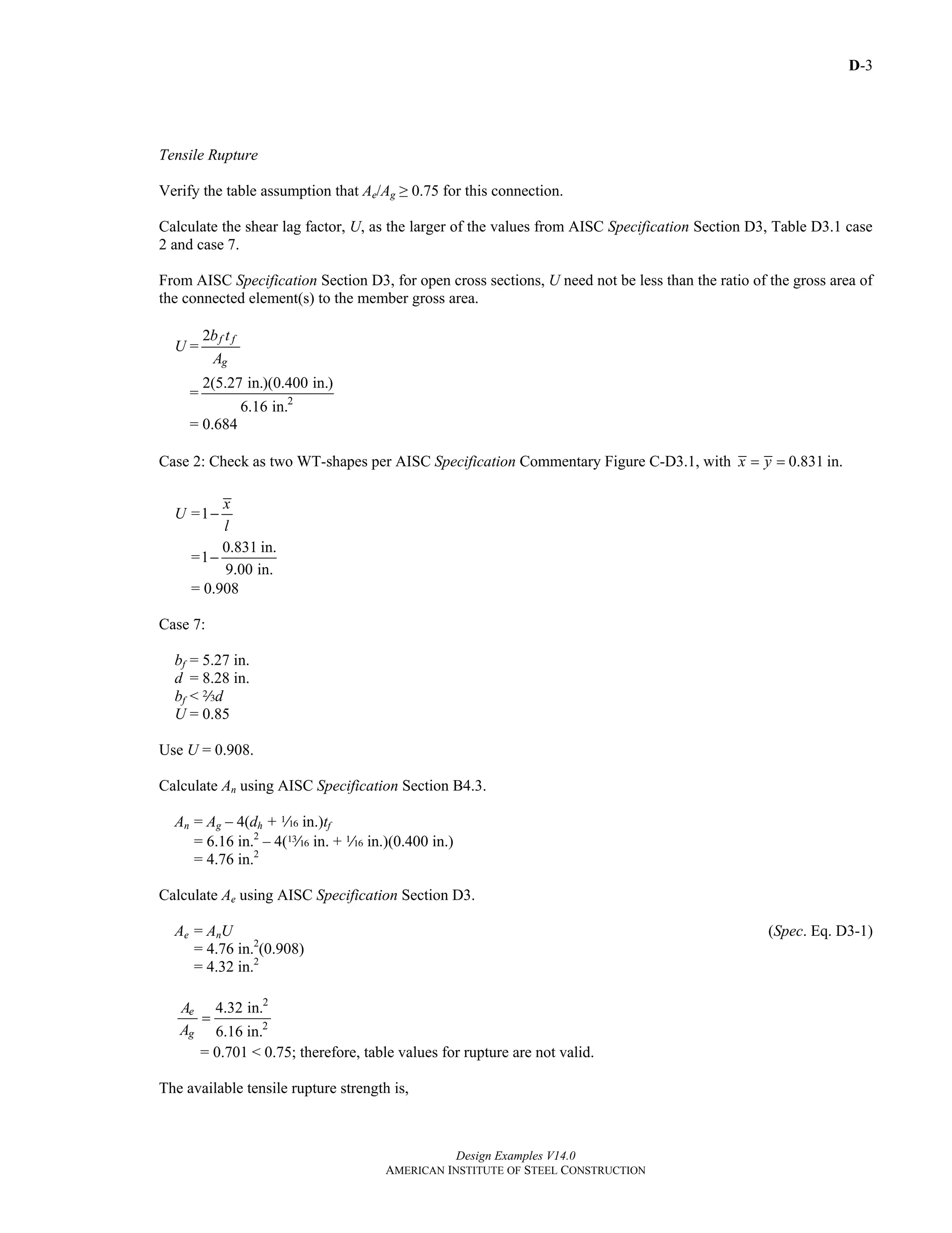 Steel Construction: Manual Design-examples | PDF