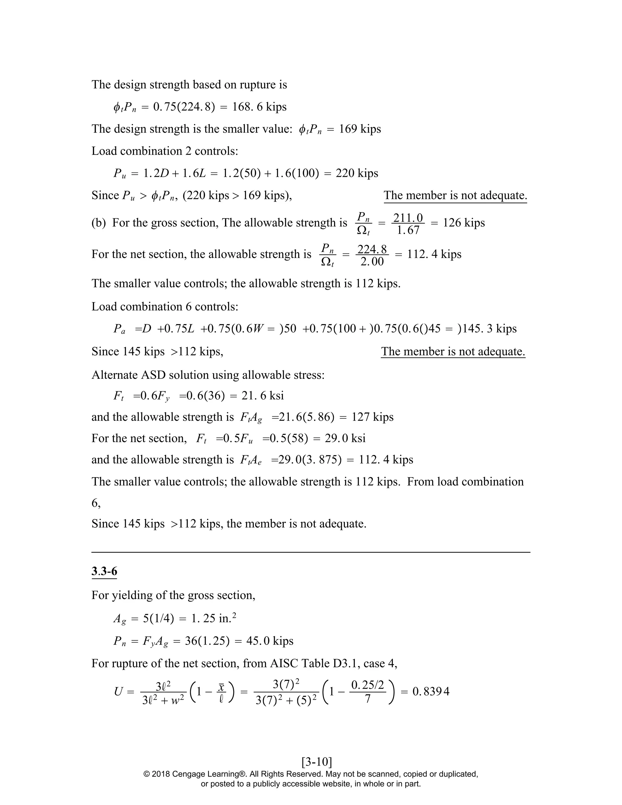 Steel Design 6th Edition Segui Solutions Manual | PDF