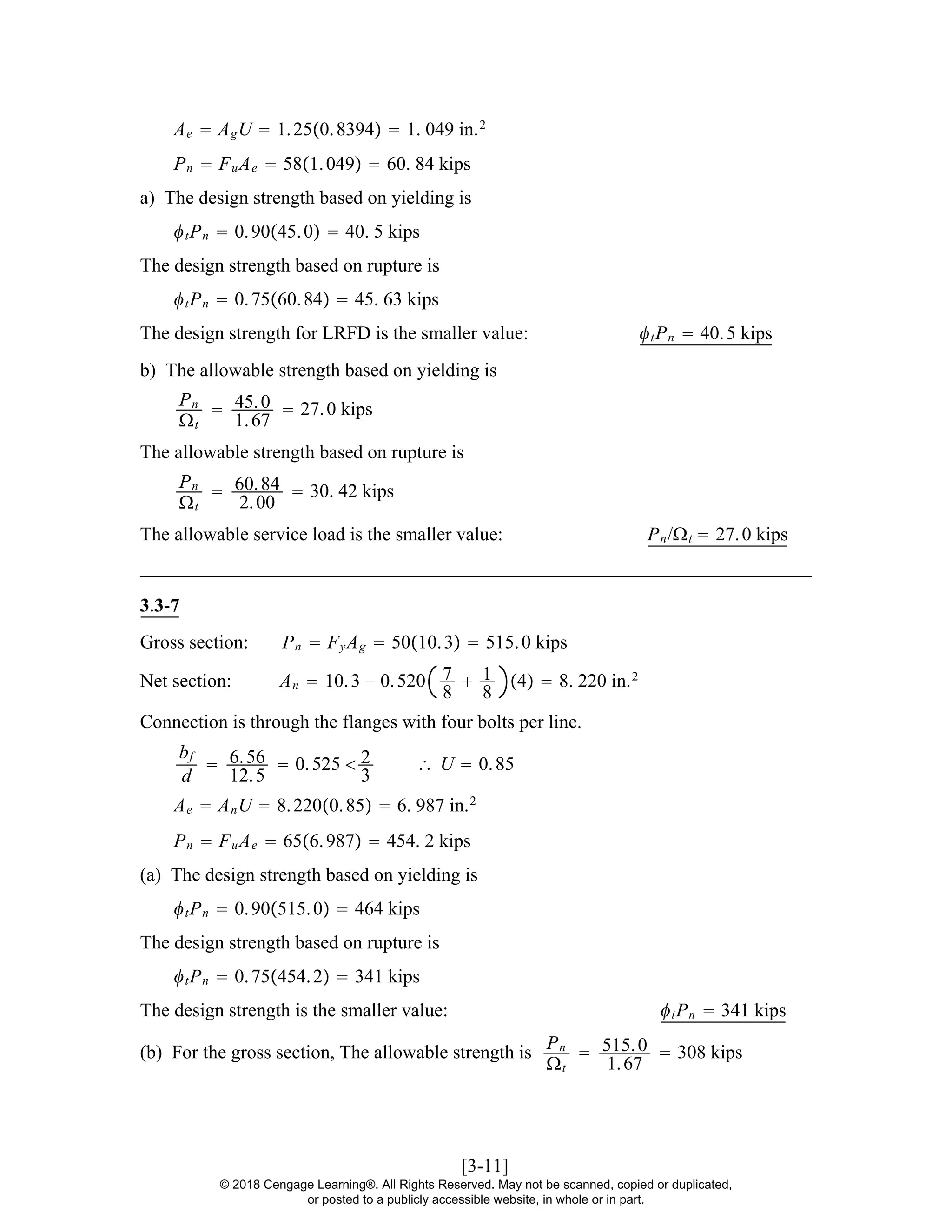 Steel Design 6th Edition Segui Solutions Manual | PDF