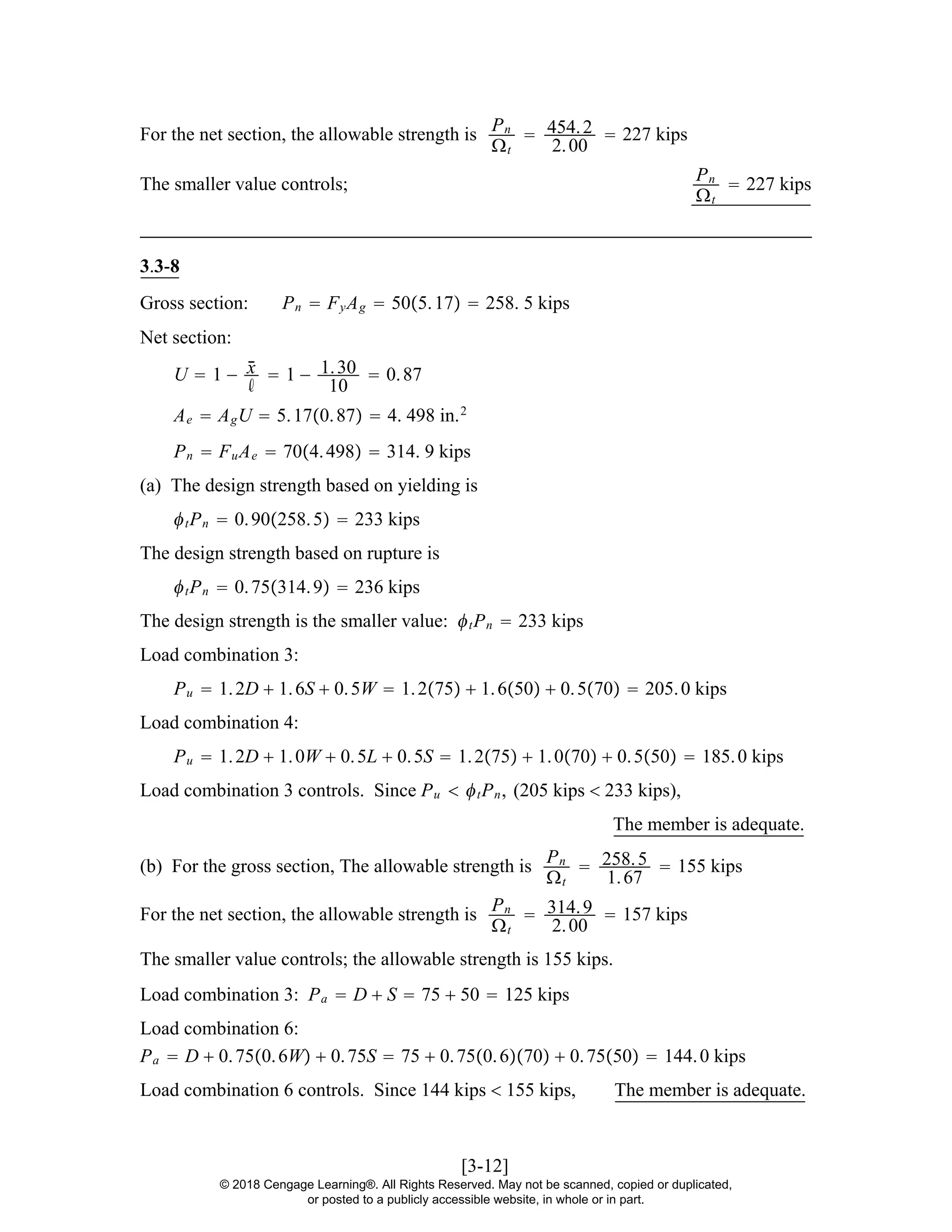 Steel Design 6th Edition Segui Solutions Manual | PDF