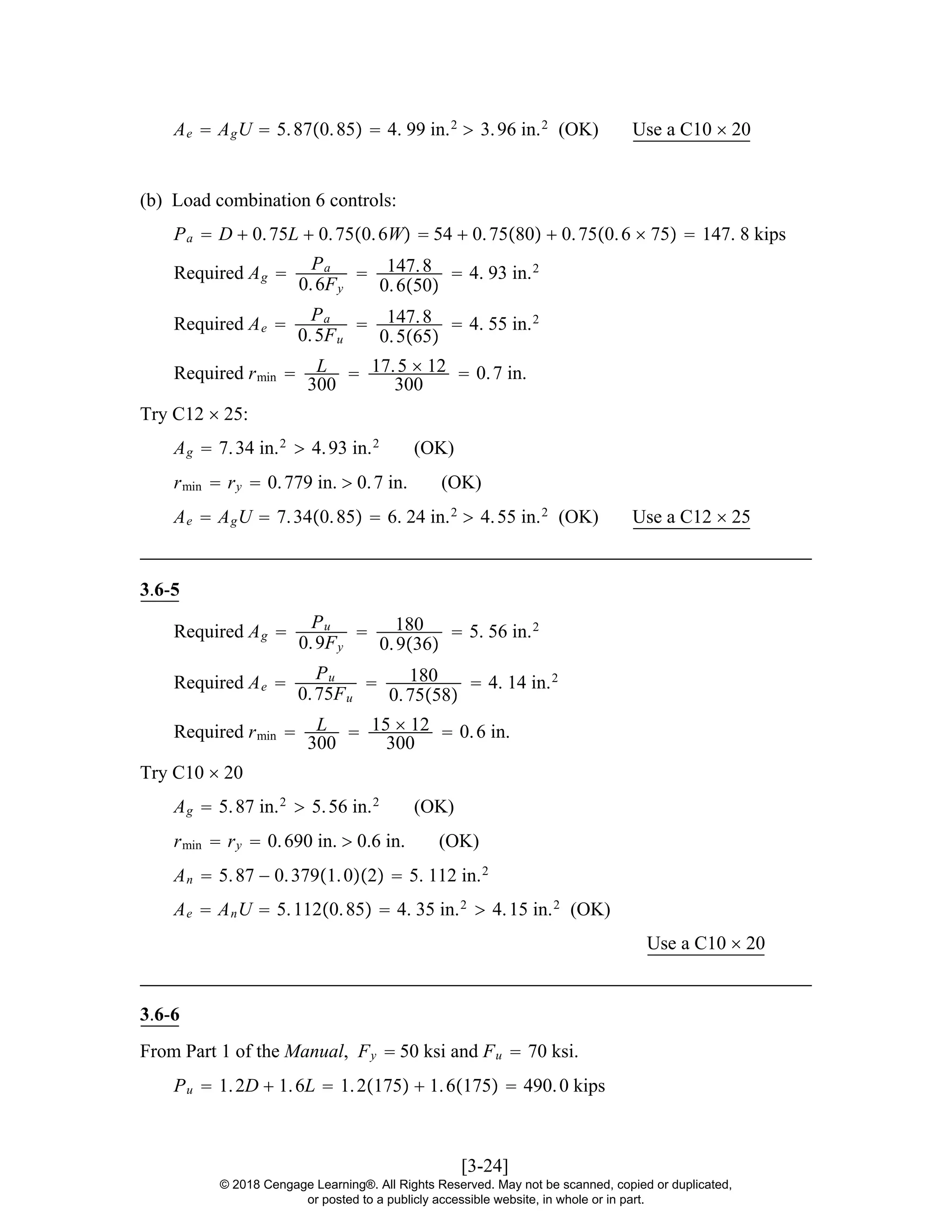 Steel Design 6th Edition Segui Solutions Manual | PDF