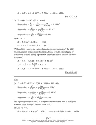Steel Design 6th Edition Segui Solutions Manual | PDF