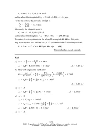 Steel Design 6th Edition Segui Solutions Manual | PDF